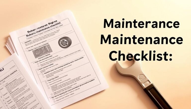 Subaru Crosstrek Maintenance Schedule Guide & Intervals