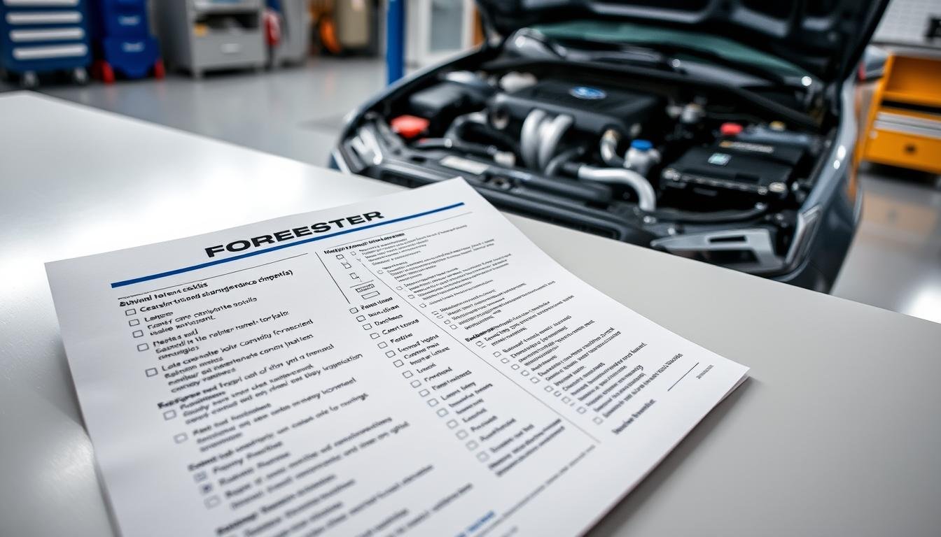 Subaru Forester Maintenance Schedule Guide