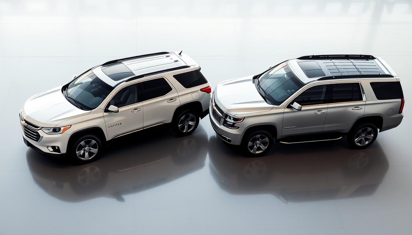 Chevy Traverse vs Tahoe Size Comparison