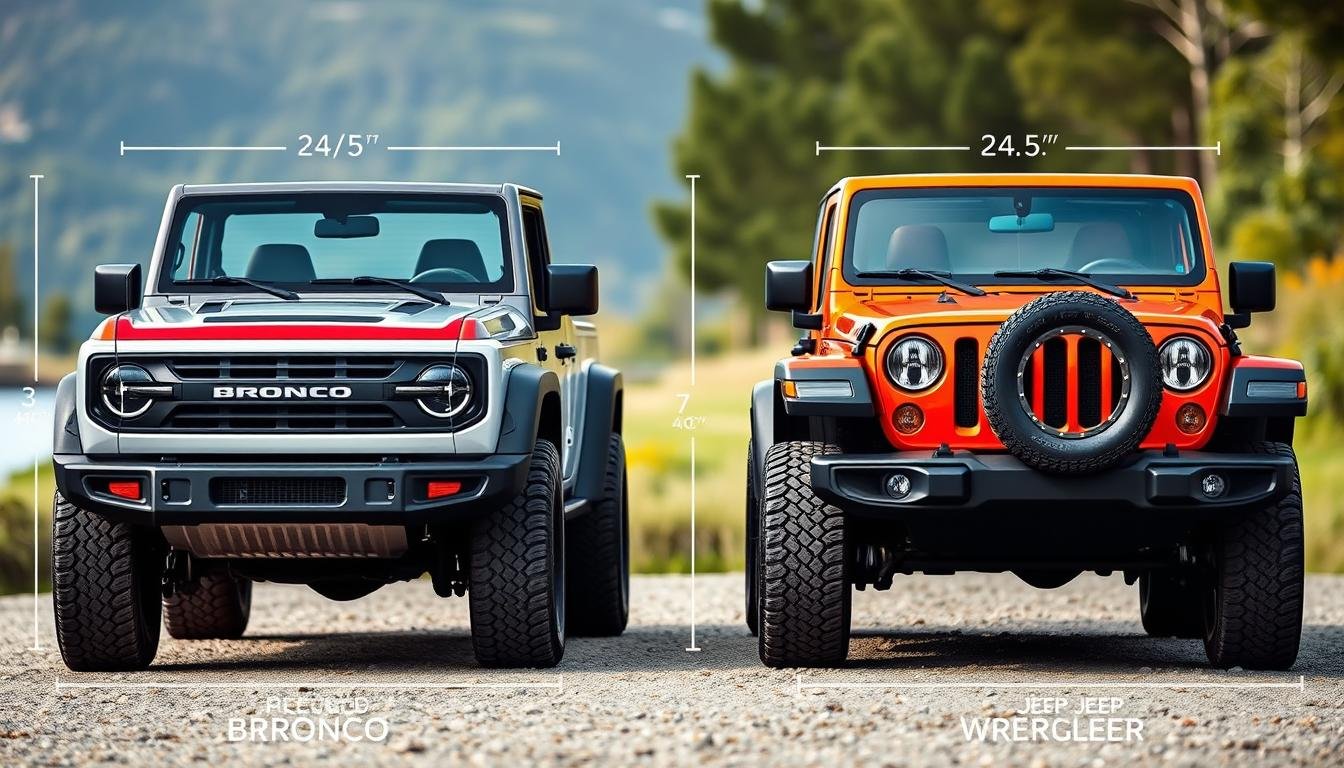 Ford Bronco vs Jeep Wrangler Specs Comparison