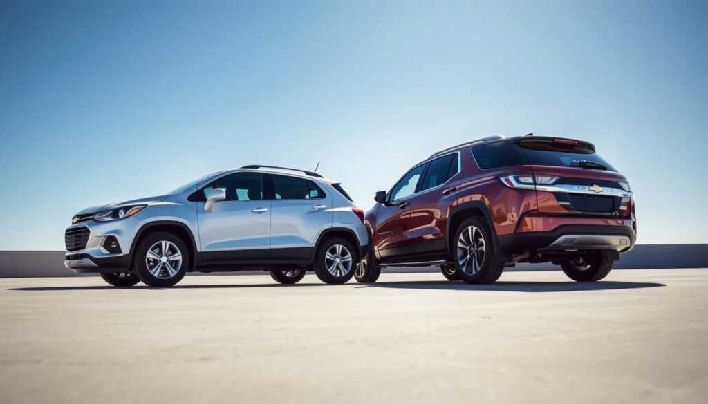 Chevy Trax vs Trailblazer Size Comparison