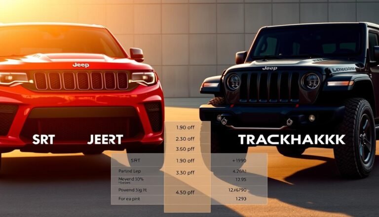 Jeep SRT vs Trackhawk: Performance Showdown