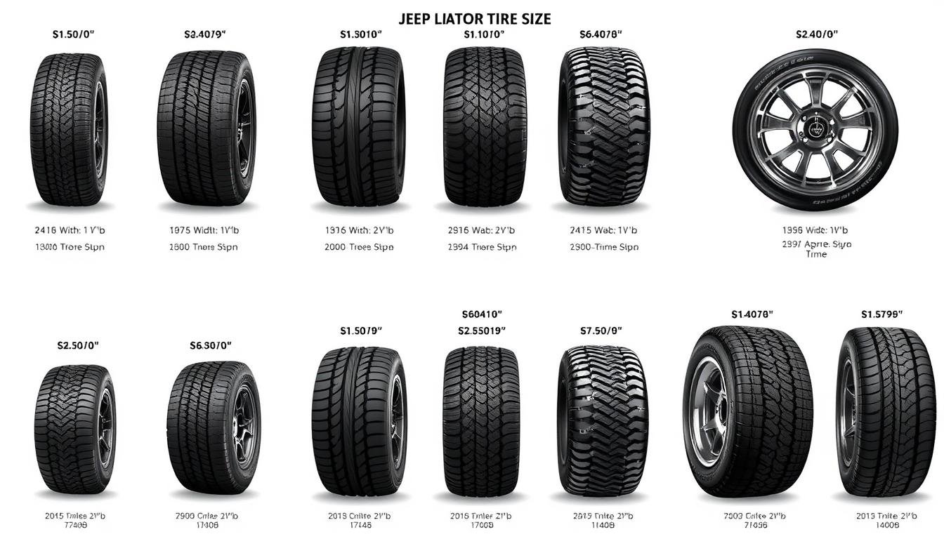 Jeep Gladiator Tire Size Guide - Best Fits & Specs