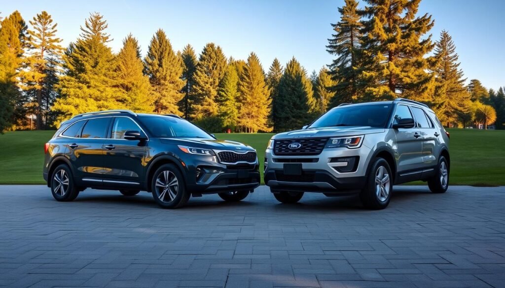 Kia Telluride vs Ford Explorer: SUV Showdown