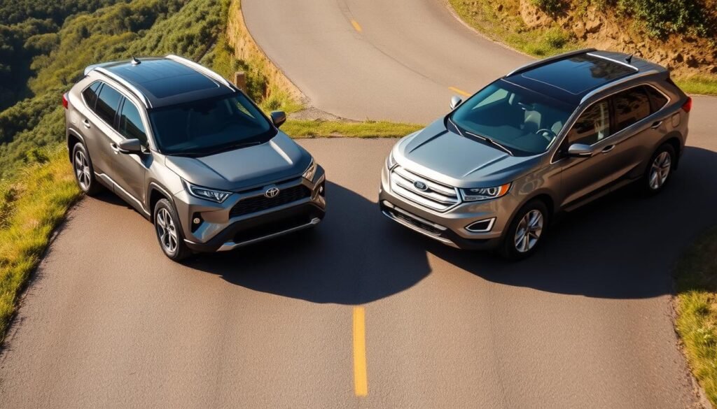 Toyota RAV4 vs Ford Edge: SUV Showdown